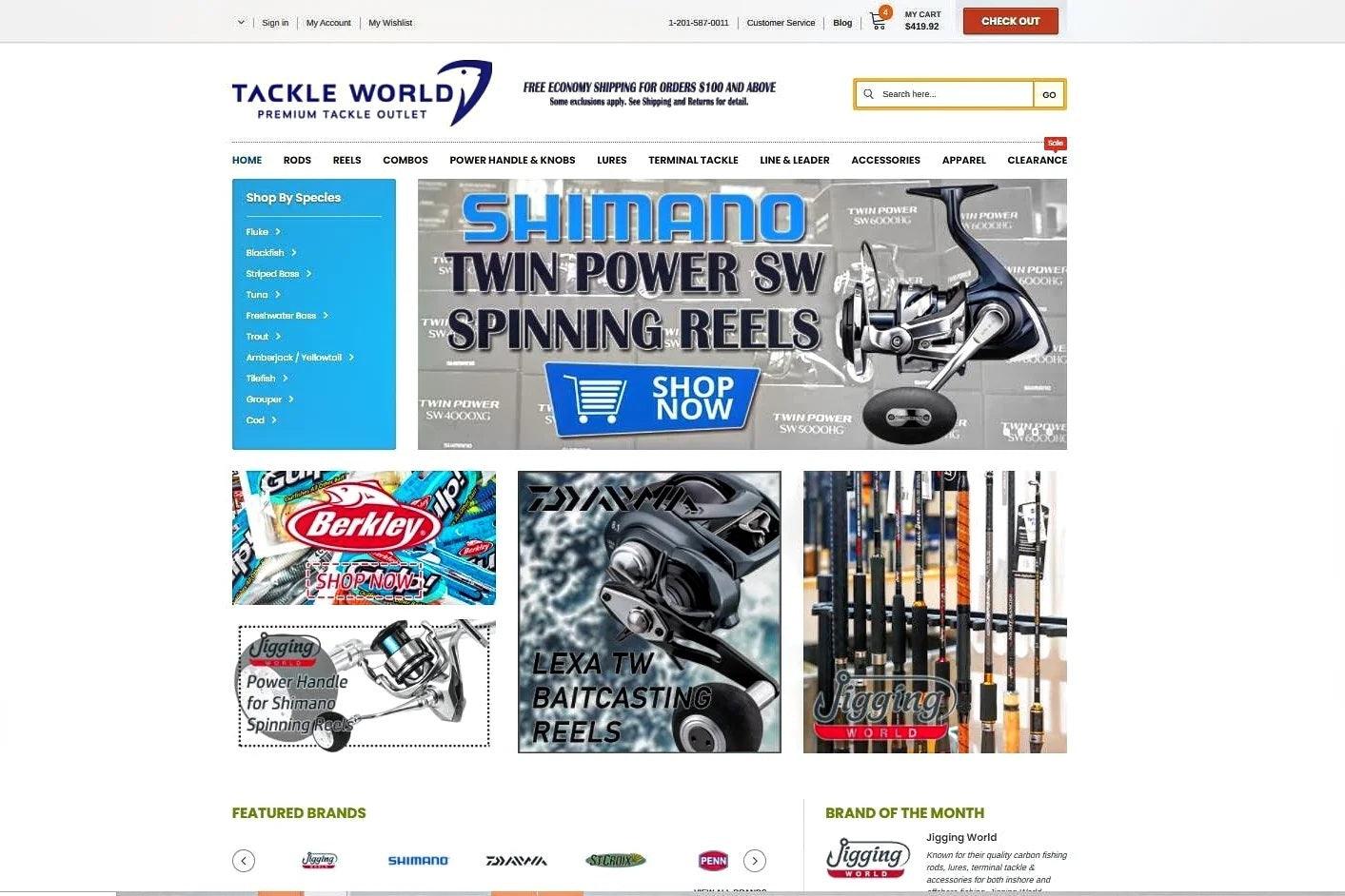 New Website Changes & Features! – Tackle World